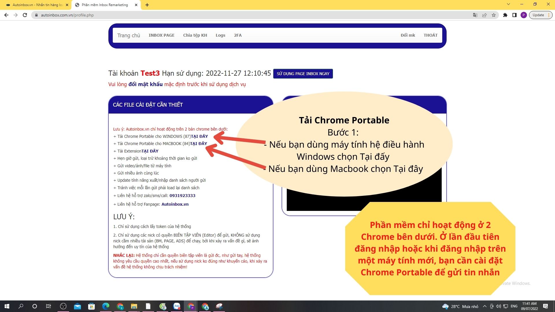 Phần mềm Auto marketing gửi tin nhắn Fanpage